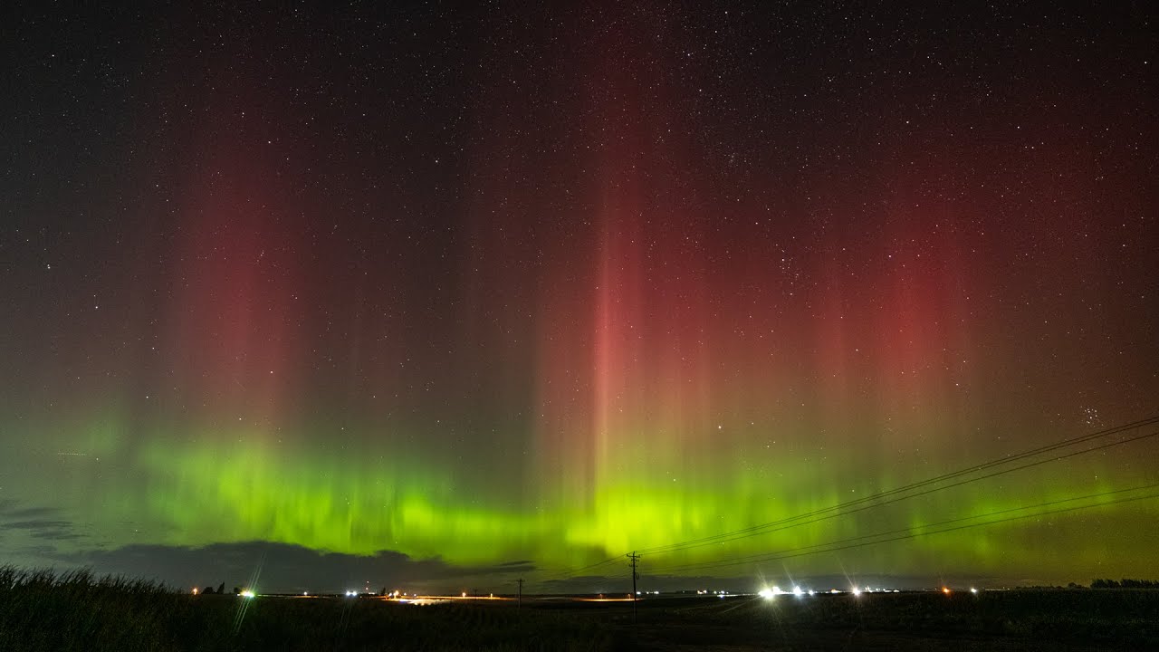 Surprise Northern Lights Display - Moses Lake, WA - 0827/24 - YouTube