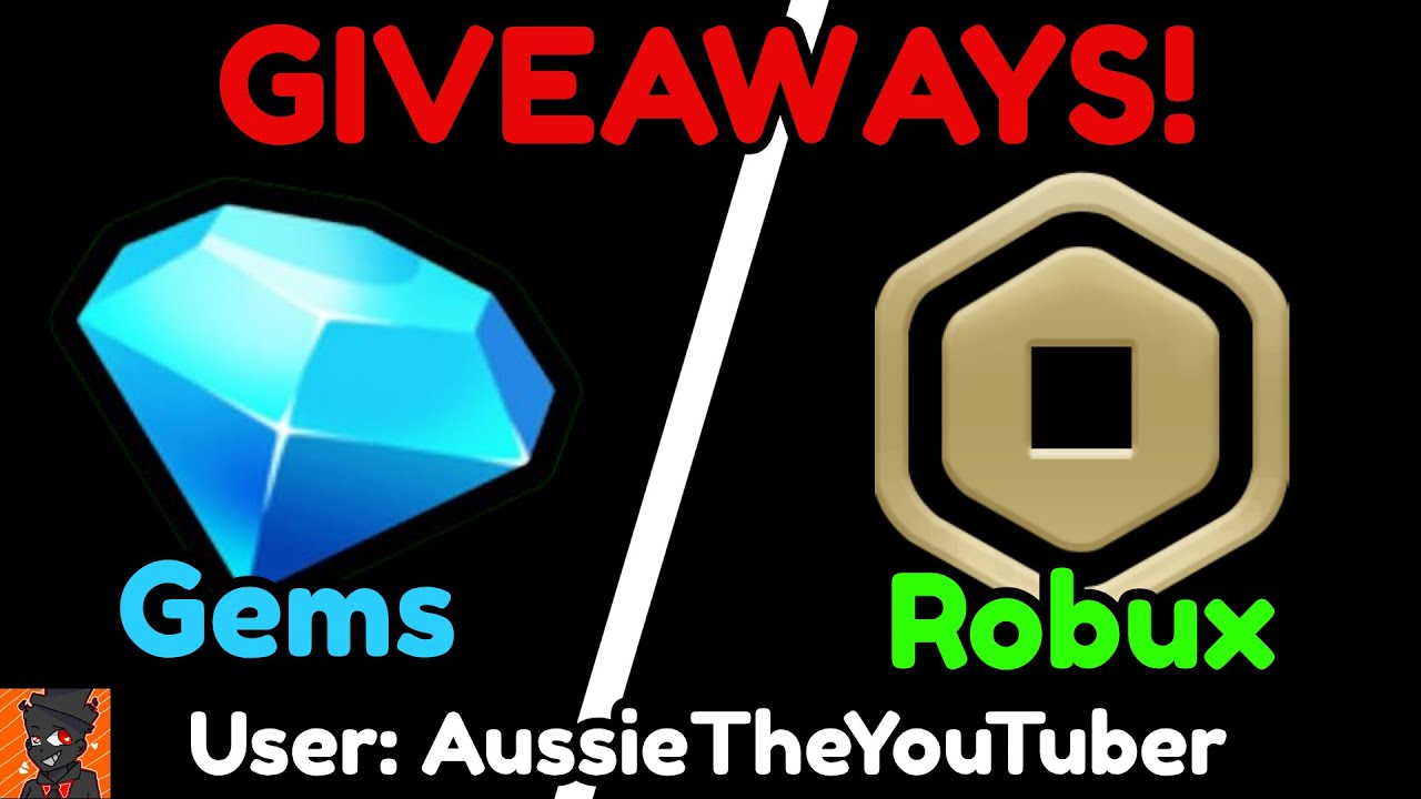 🔴GIVEAWAYS! | Free Gems & Free Robux! | Come Join & WIN! - YouTube