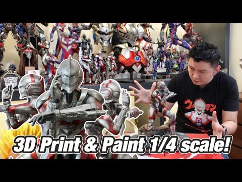 @Netflix Season 3 Ultraman Suit 3D Print & Paint! - YouTube