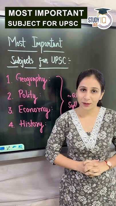 Which are the Important Subjects for UPSC CSE ? #shorts #upsc #ias ...