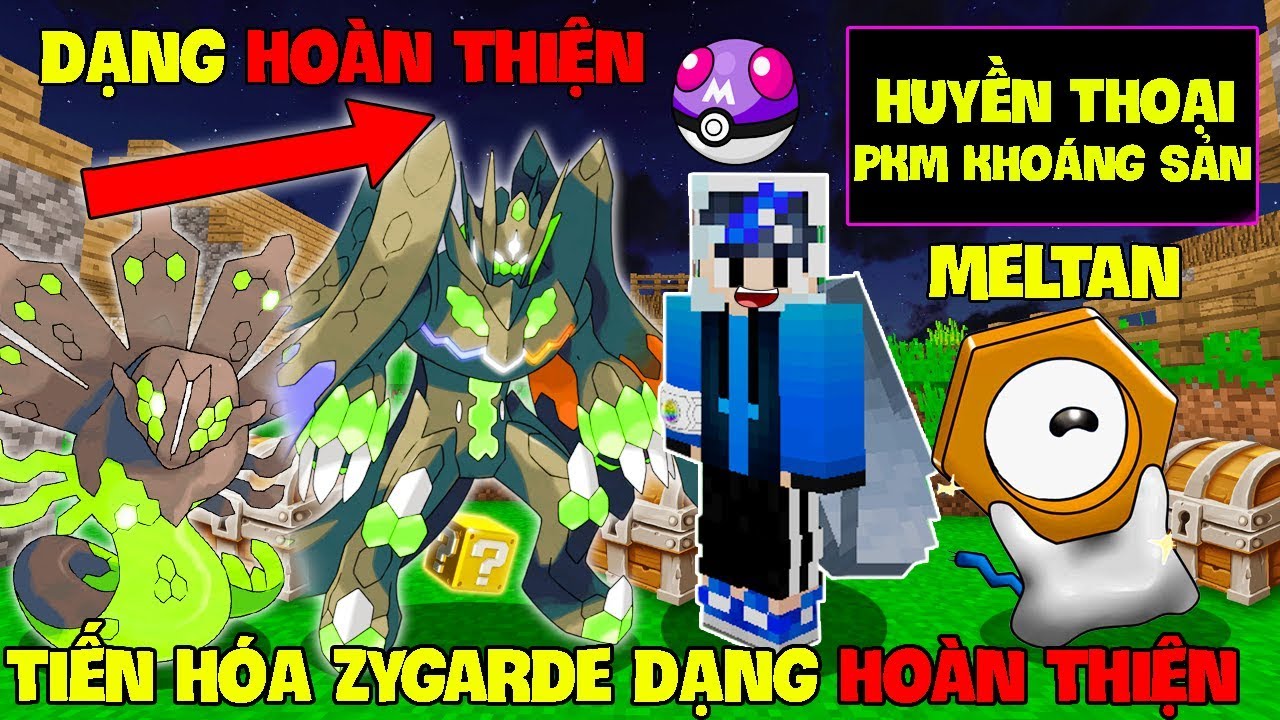 MINECRAFT PIXELMON (PHẦN 2) #22 | TIẾN HÓA DẠNG HOÀN THIỆN CỦA ZYGARDE ...