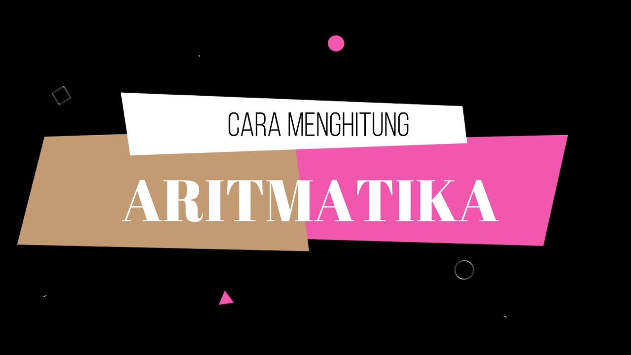 Cara menghitung Aritmatika menggunakan code block - YouTube