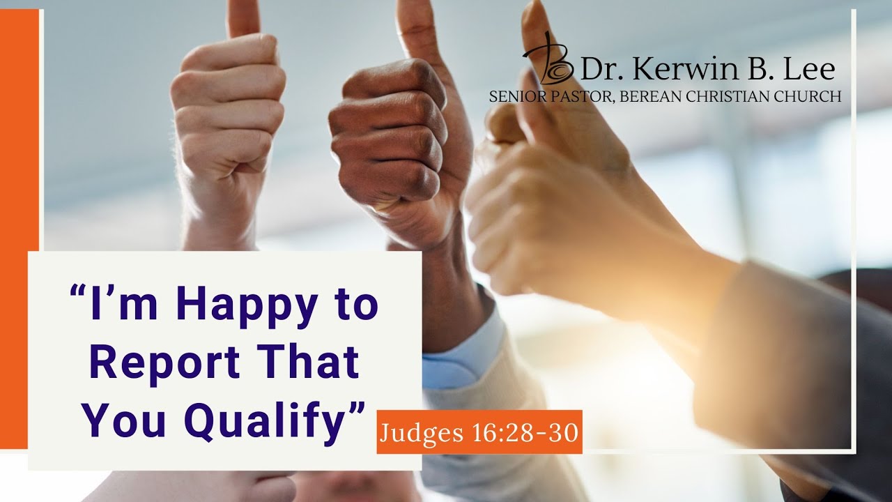 2022 10 23 Worship Service “I’m Happy to Report That You Qualify” - YouTube