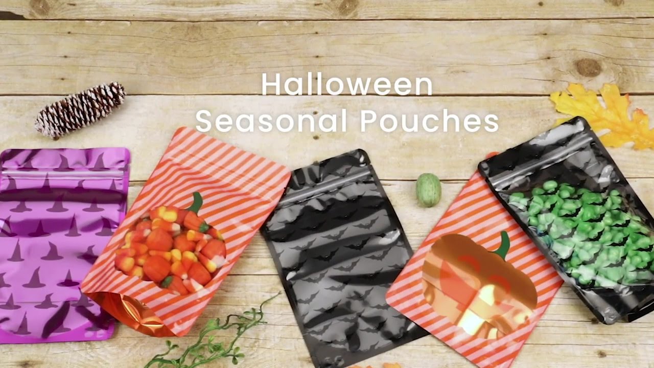 New Halloween Pouches by Clearbags - YouTube