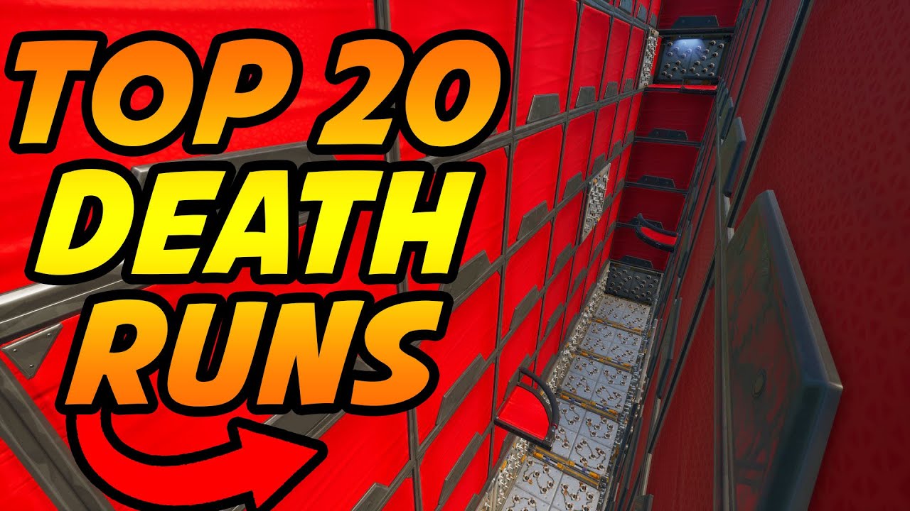 TOP 20 DEATH RUN FORTNITE MAPS WITH MAP CODES (DEATH RUN FORTNITE CODE ...