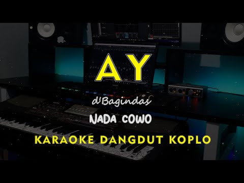 AY // d'Bagindas //  KARAOKE DANGDUT KOPLO NADA COWO ( MALE )