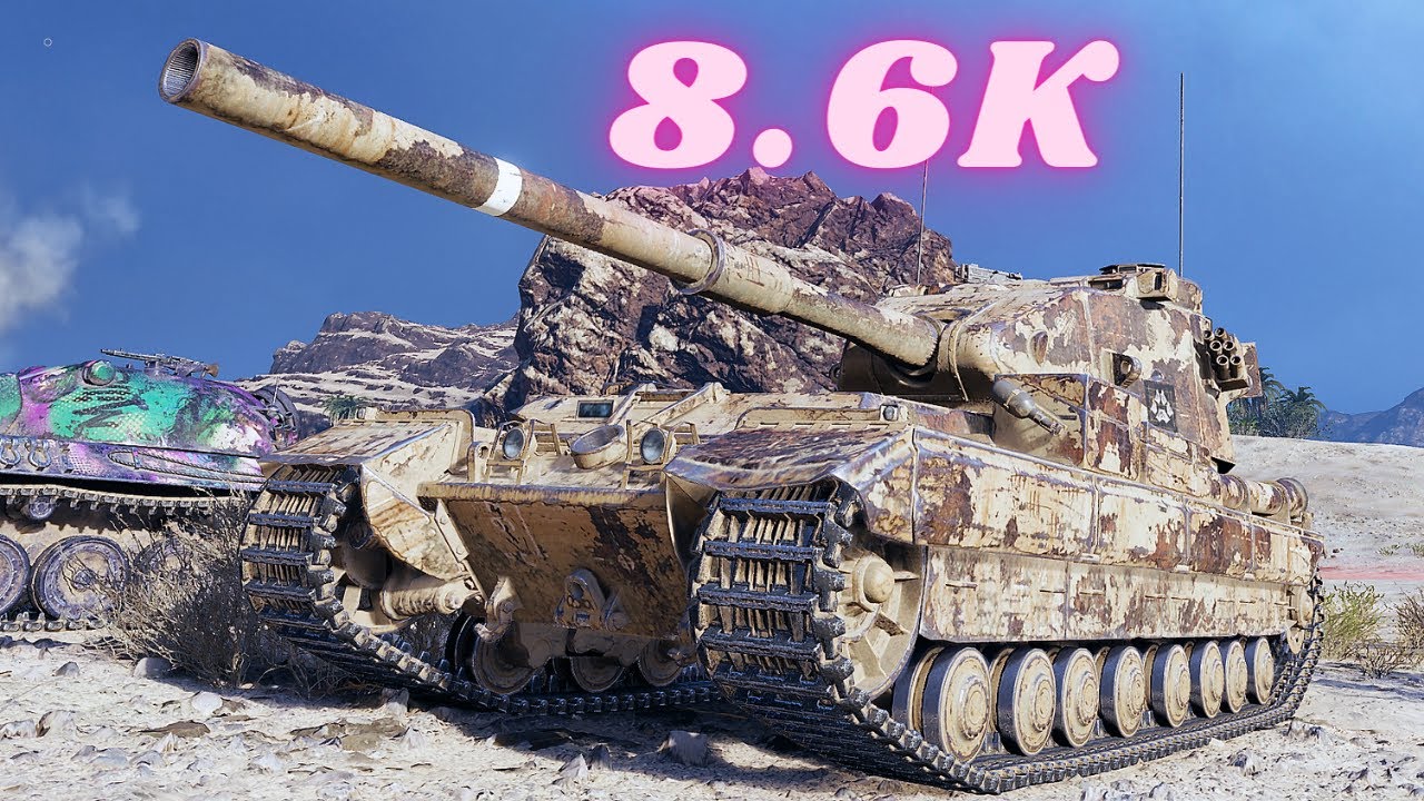 FV215b (183) 8.6K Damage 5 Kills World of Tanks Replays 4K The best ...