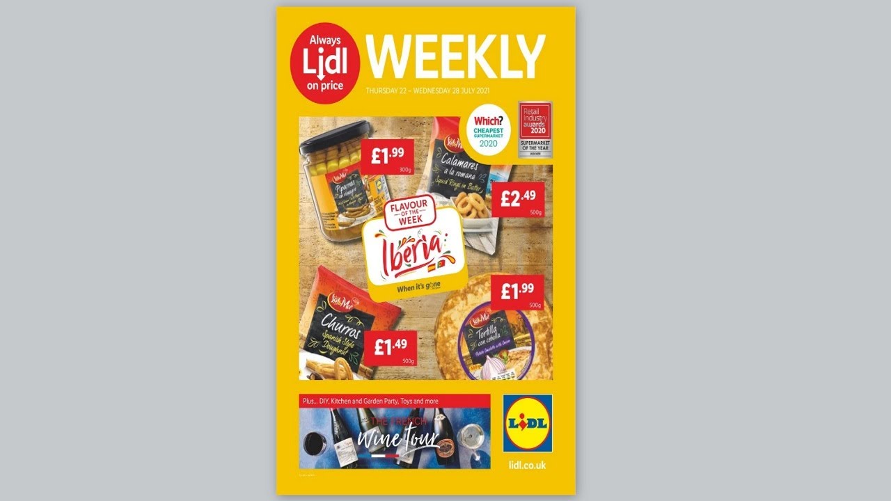 Lidl Weekly LEAFLETS 22/07-28/07 UK 2021 - YouTube