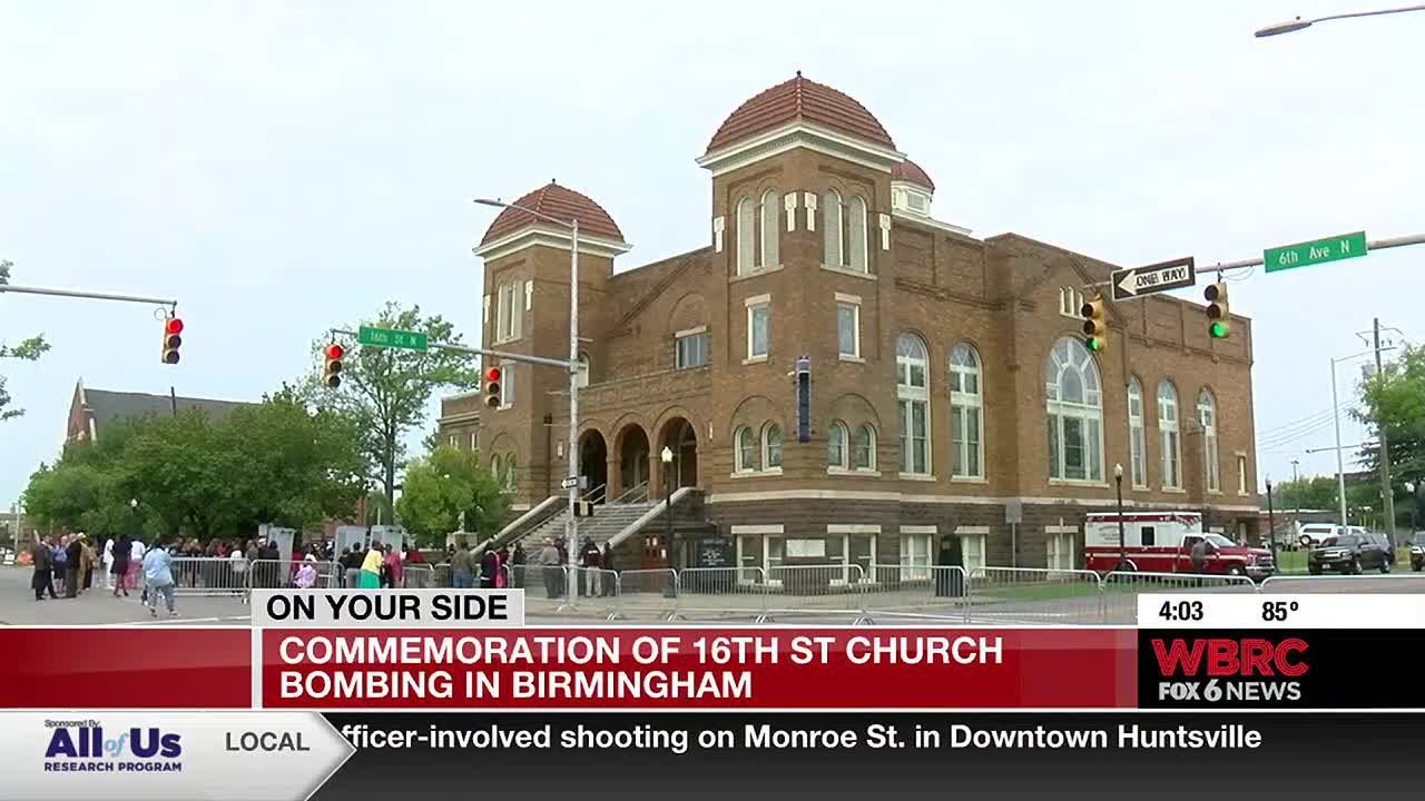 Commemoration for 16th Street Baptist Church bombing in B'ham - YouTube