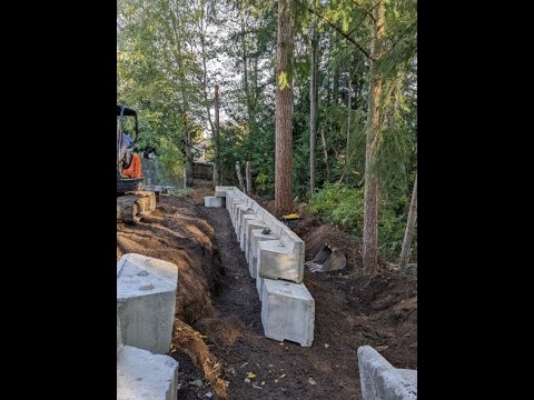 Impact Land Solutions Retaining Wall - YouTube