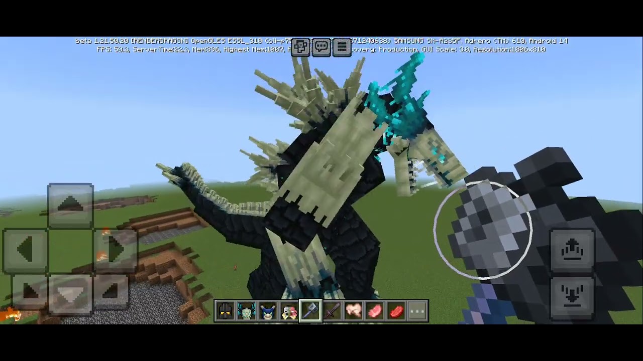 Minecraft warden zilla fight mod time PART 1. WARDENZİLLA - YouTube