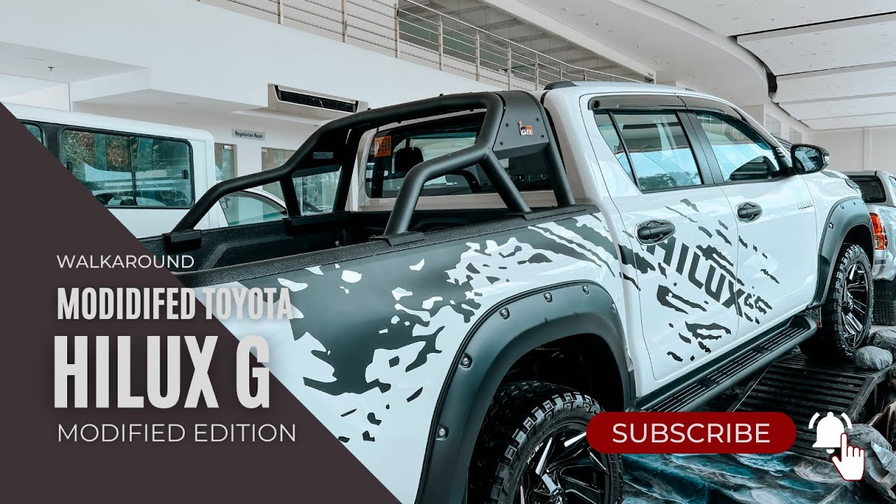 MODIFIED TOYOTA HILUX G | WHITE - YouTube