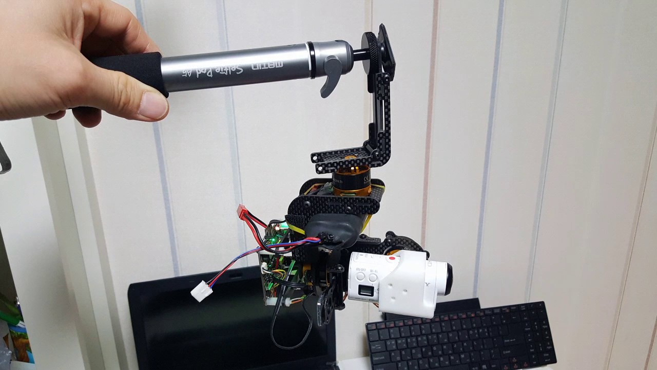 DIY : 3 axis hand gimbal for Sony AZ1 - YouTube