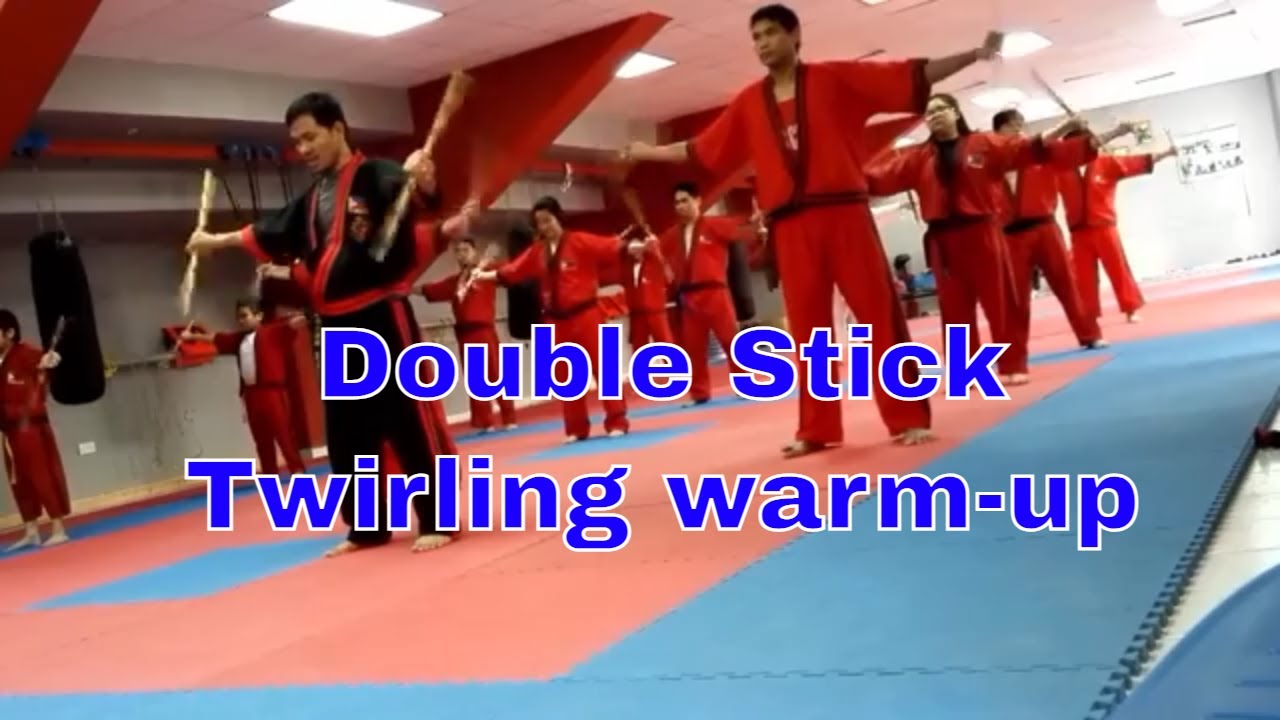 Arnis basic twirling exercise drills and warm up - YouTube