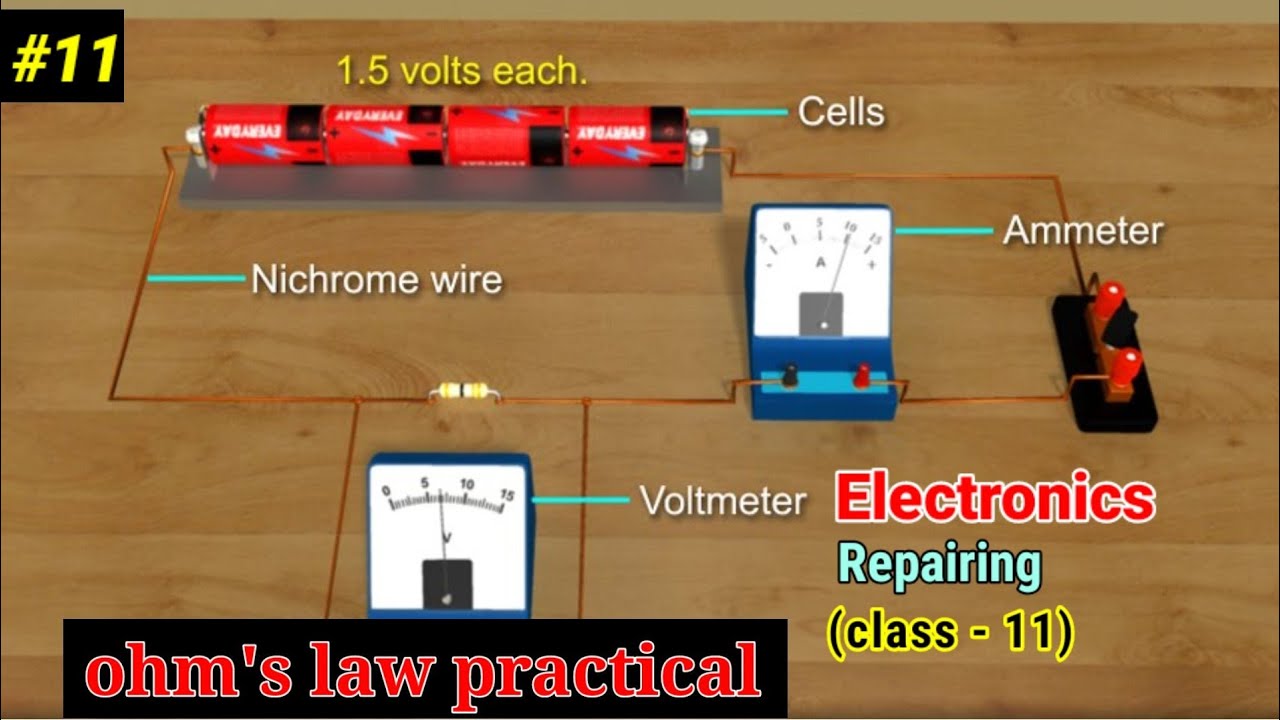 basic electrical & electronics repairing course day 11|ohm's law ...