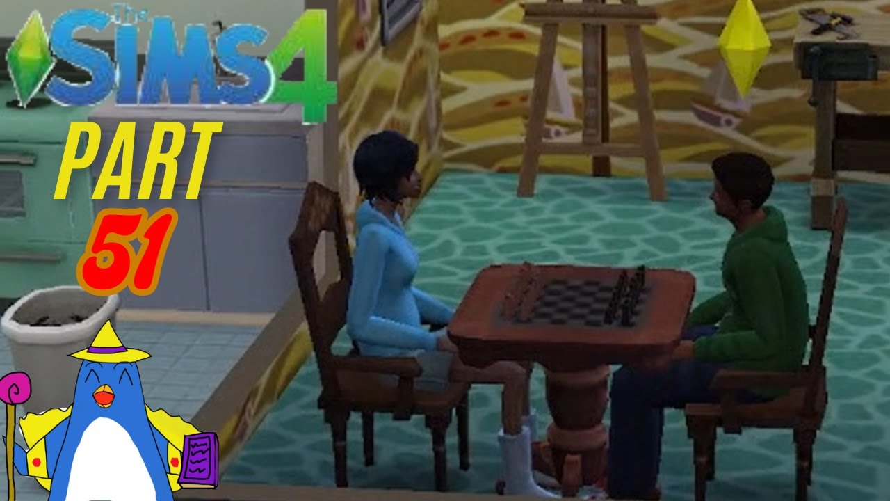 A Chess Date at home! (Sims 4 Let's Play Ep 51) - YouTube