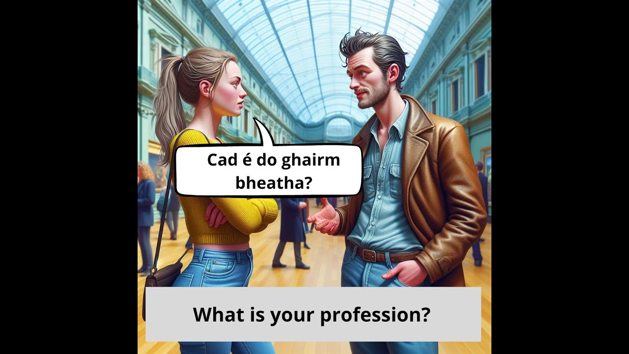 Simple questions in Irish Gaelic #irish #reading #listening - YouTube