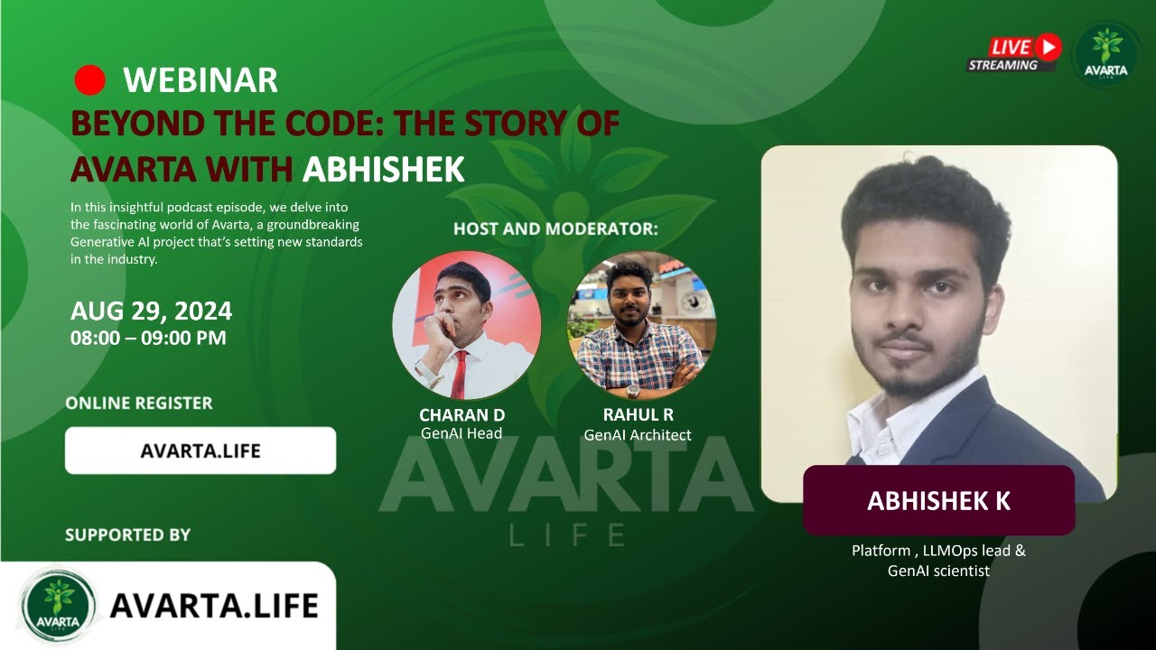 Beyond the Code: The Story of Avarta with Abhishek - YouTube
