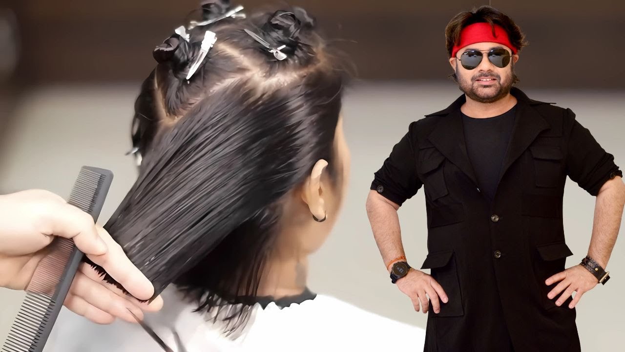 Very Very Easy Way of Short Hair Cutting Graduated Inverted Bob by JAS ...