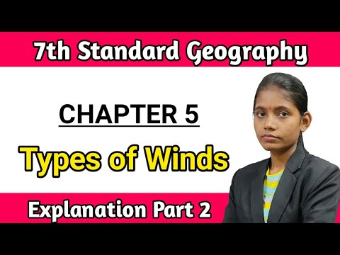 Types of wind class 7th geography chapter 5 explanation part 2 - YouTube