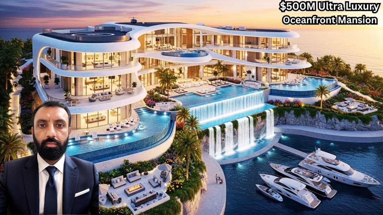 Inside a $500M Ultra Luxury Oceanfront Mansion – Architectural ...