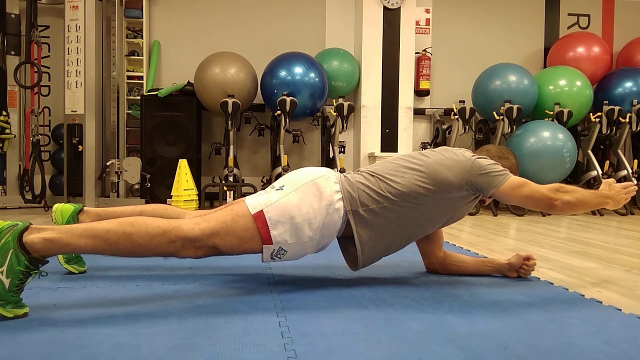 PLANCHA CON BRAZO EXTENDIDO - YouTube