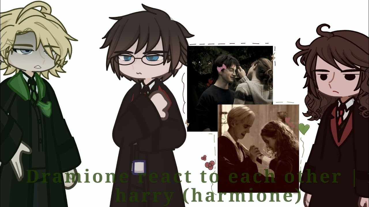 Dramione react to each other | Ft. Harry (harmione) | PART 1 - YouTube