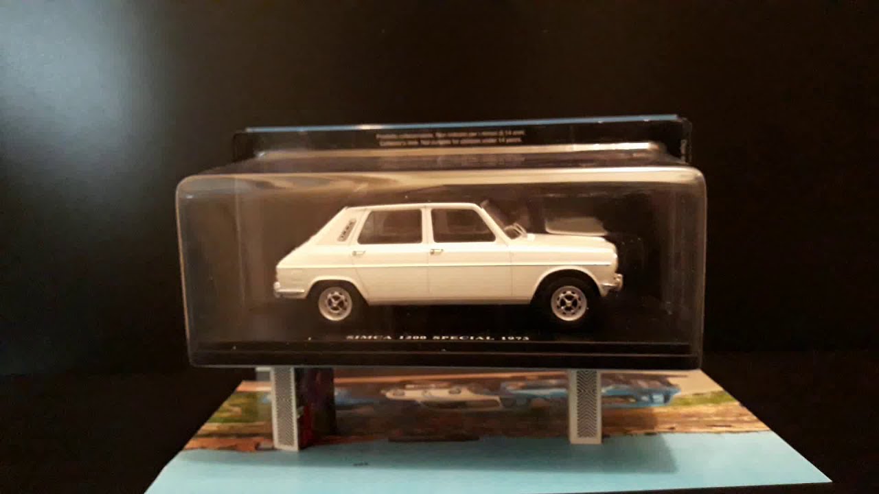 1:24 collection car SIMCA 1200 SPECIAL 1973 - YouTube