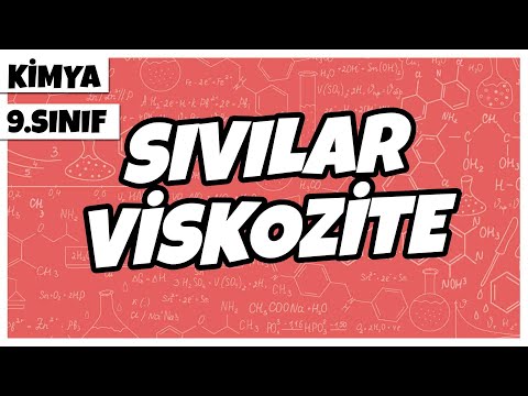 9. Sınıf Kimya - Sıvılar (Viskozite) | 2022