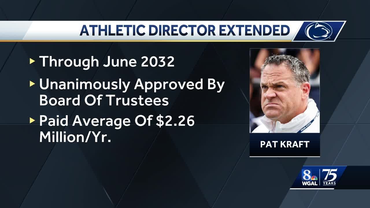 Pat Kraft signs extension with Penn State - YouTube
