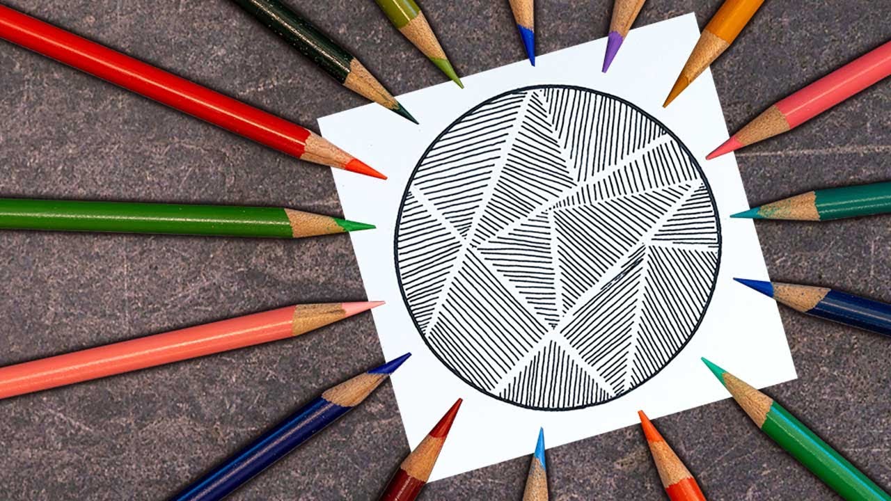 How To Sketch || Draw Step By Step || Thousands of Polygons Drawing ...