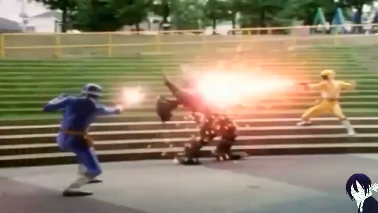 gogo five ryona yellow and blue moaning - YouTube