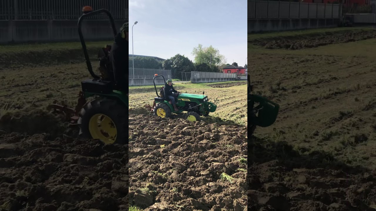 Ferrari 1100 tractor aratura - YouTube