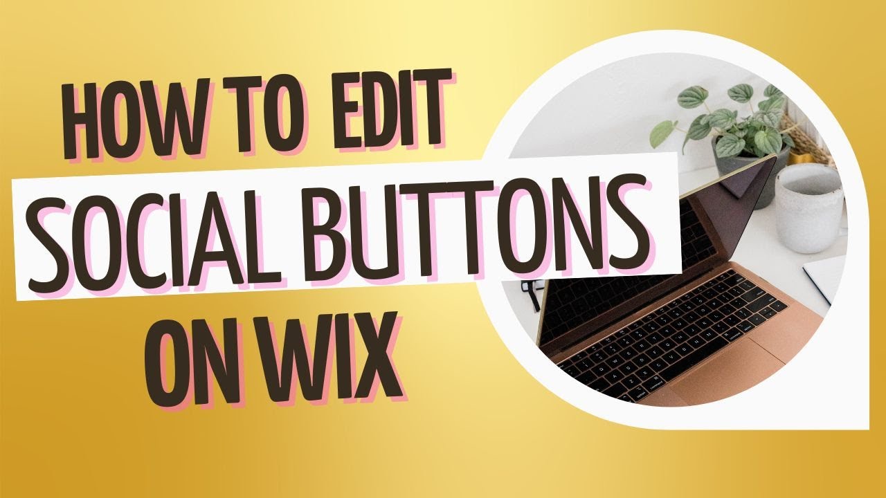 CONNECT SOCIAL NETWORKS TO YOUR WIX WEBSITE - YouTube