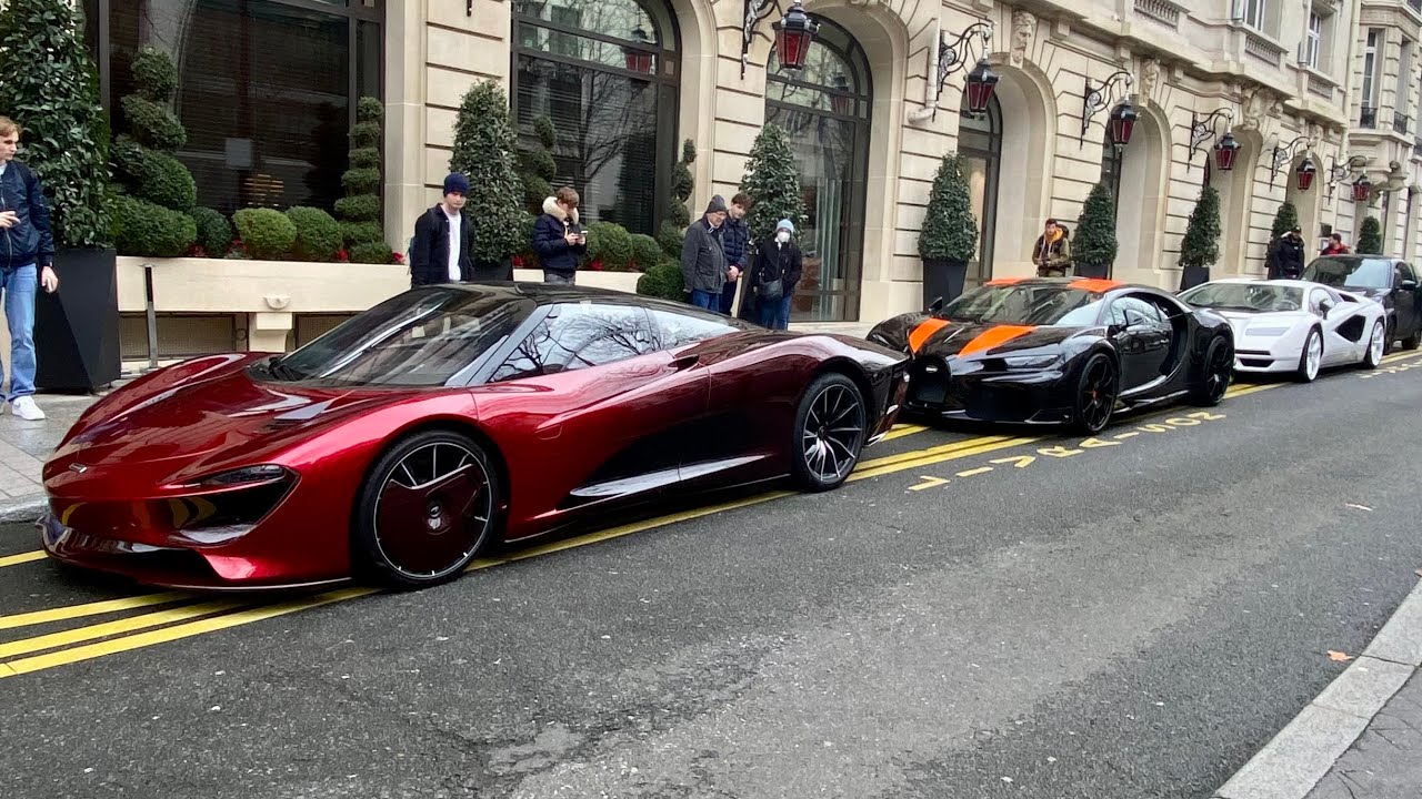 CARSPOTTING A PARIS : UNE MAGNIFIQUE LINE UP D'HYPERCARS DEVANT LE ...