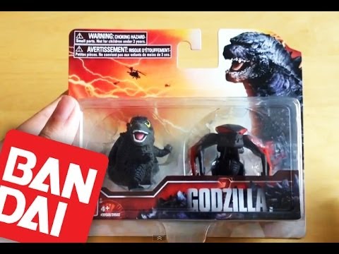 Godzilla 2014 Mini Figures Chibi Unboxing & Review - Damaged Godzilla ...