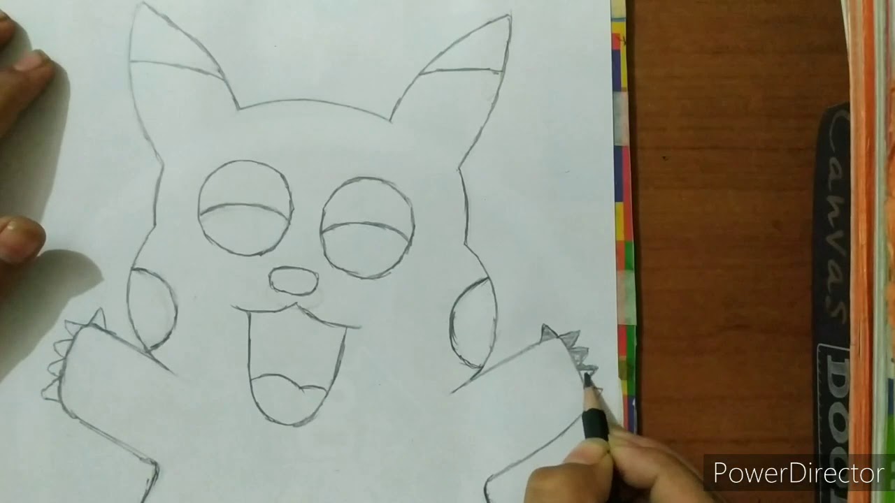How to draw Pikachu shading part 2 - YouTube