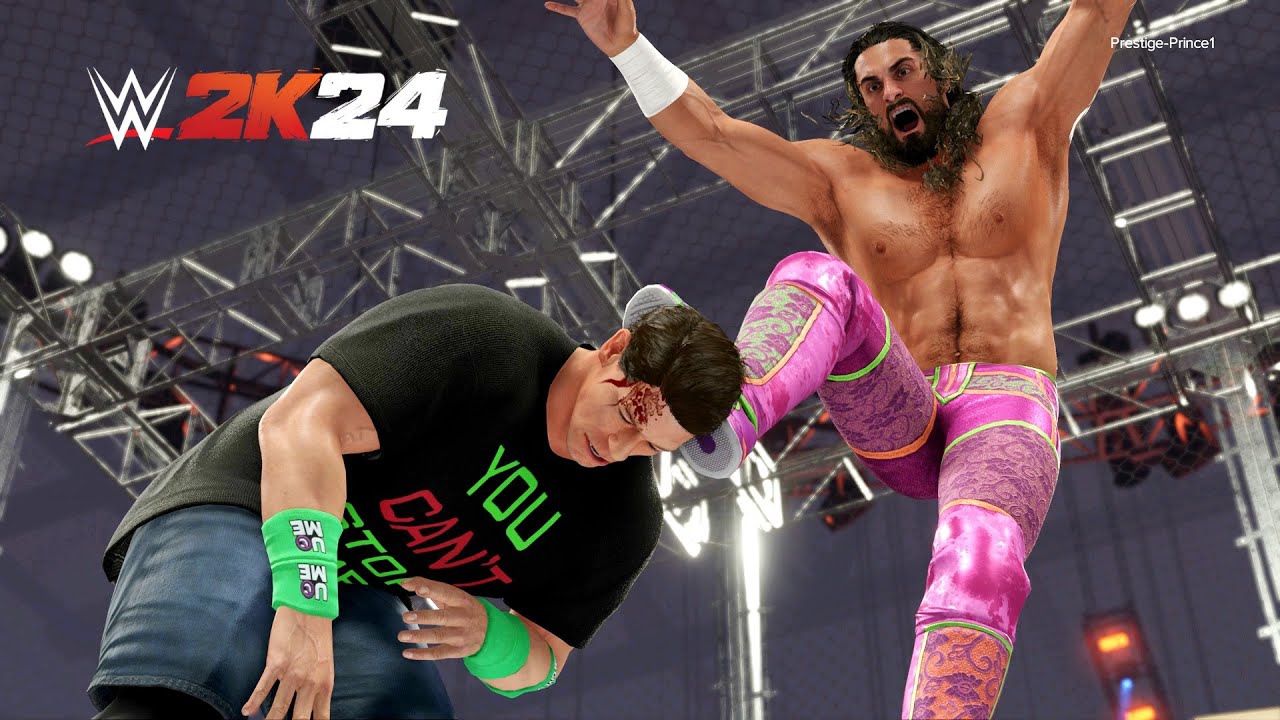 WWE 2K24 - Seth Rollins CURB STOMP Compilation!! - YouTube