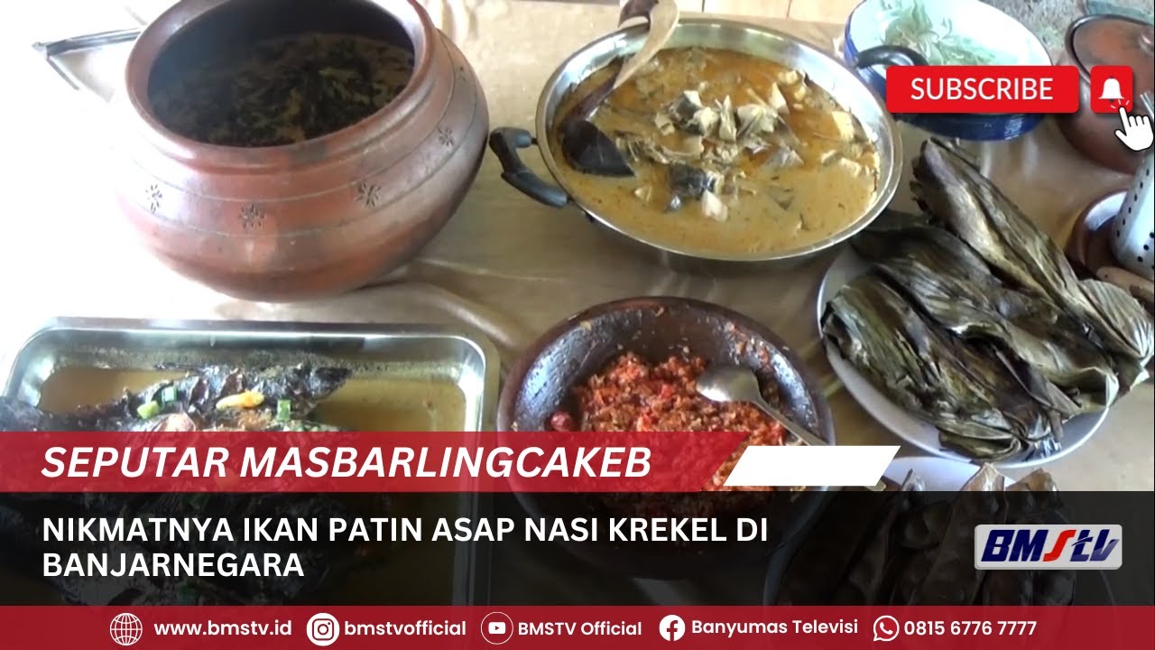 NIKMATNYA IKAN PATIN ASAP NASI KREKEL DI BANJARNEGARA - YouTube
