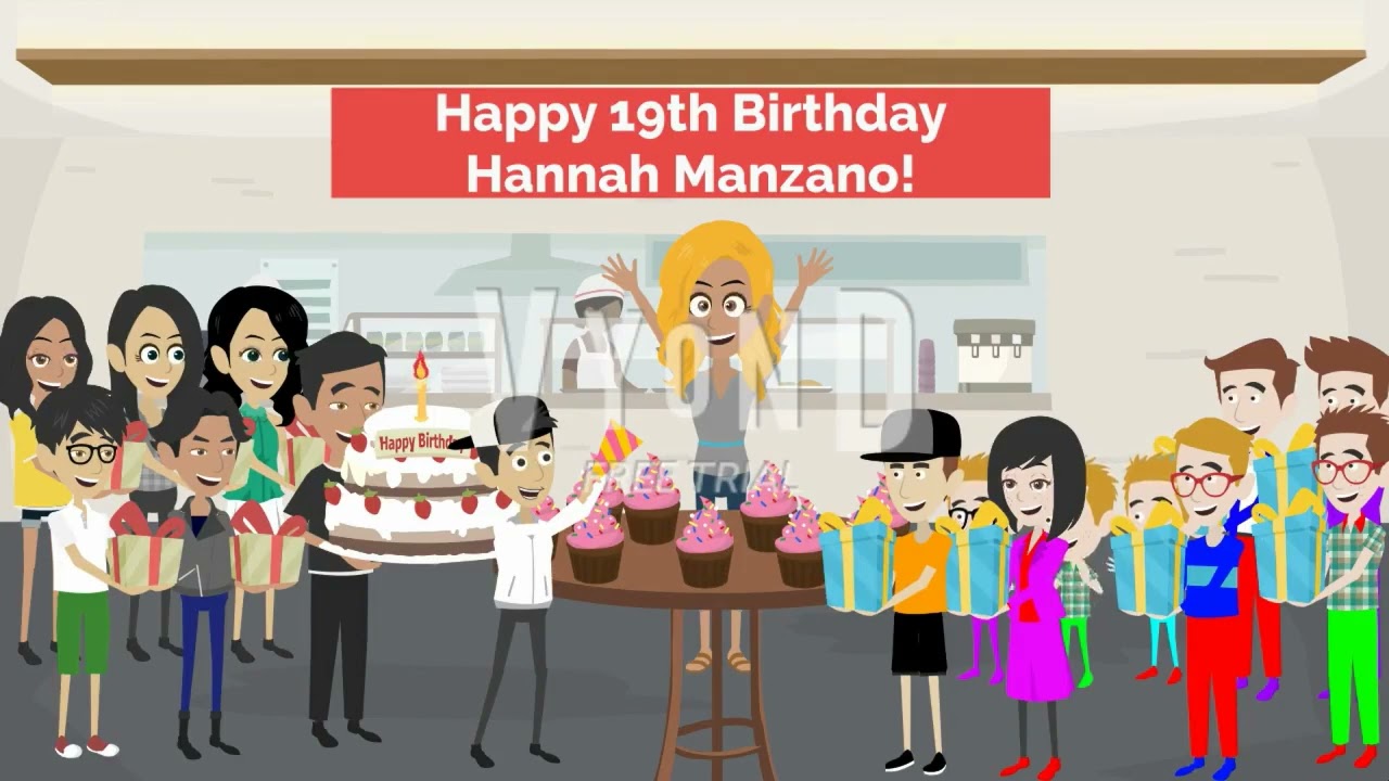 Happy 19th Birthday Hannah Manzano! - YouTube
