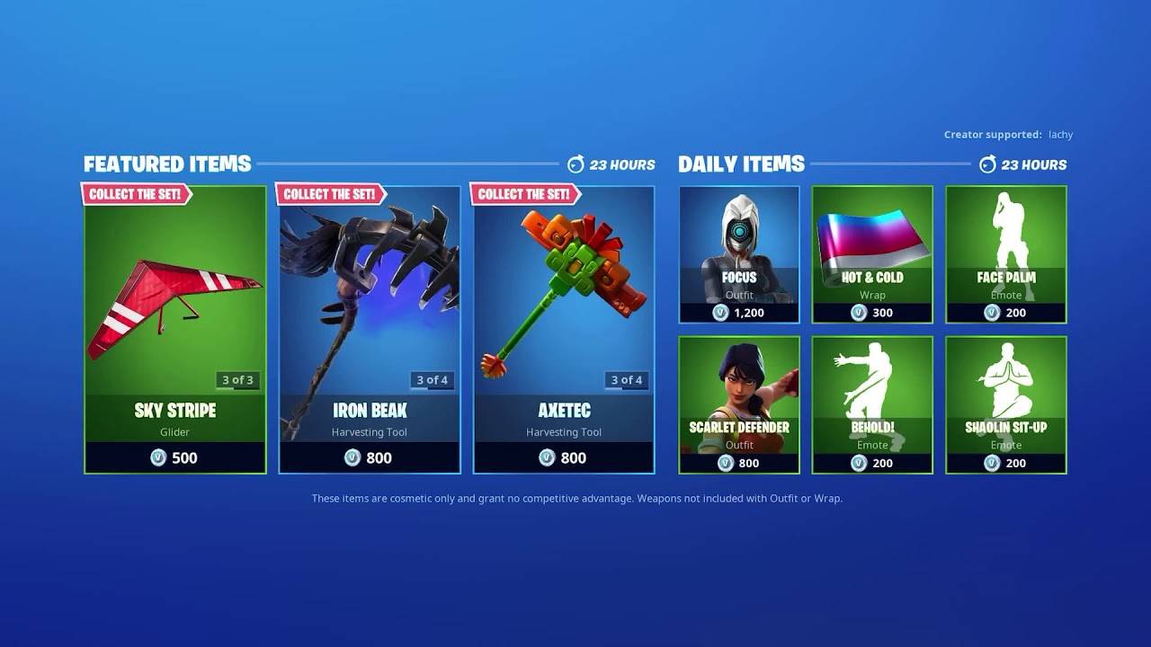 Fortnite new item shop - YouTube