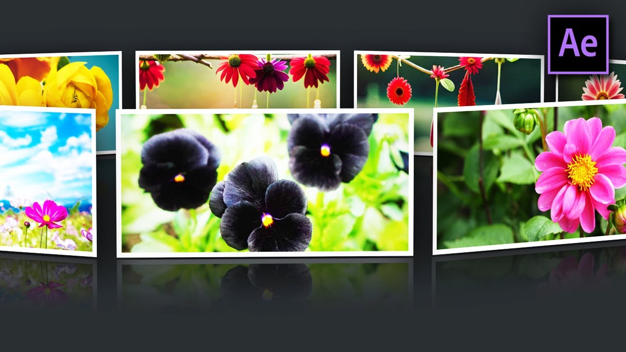 Image Carousel Slideshow After Effects | Carousel Slideshow Tutorial - YouTube