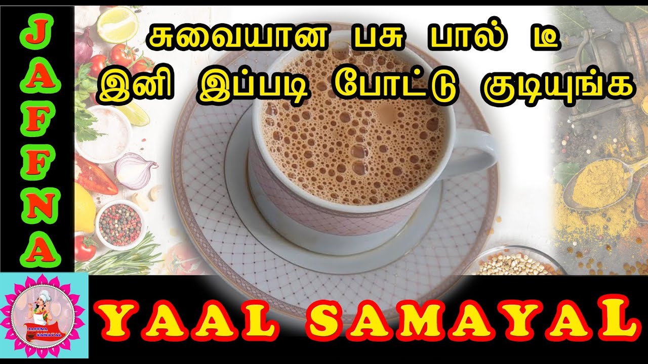 யாழ்ப்பாணத்து முறையில் சுவையான பசுப்பால் டீ l Tea in Tamil Tea Recipe ...