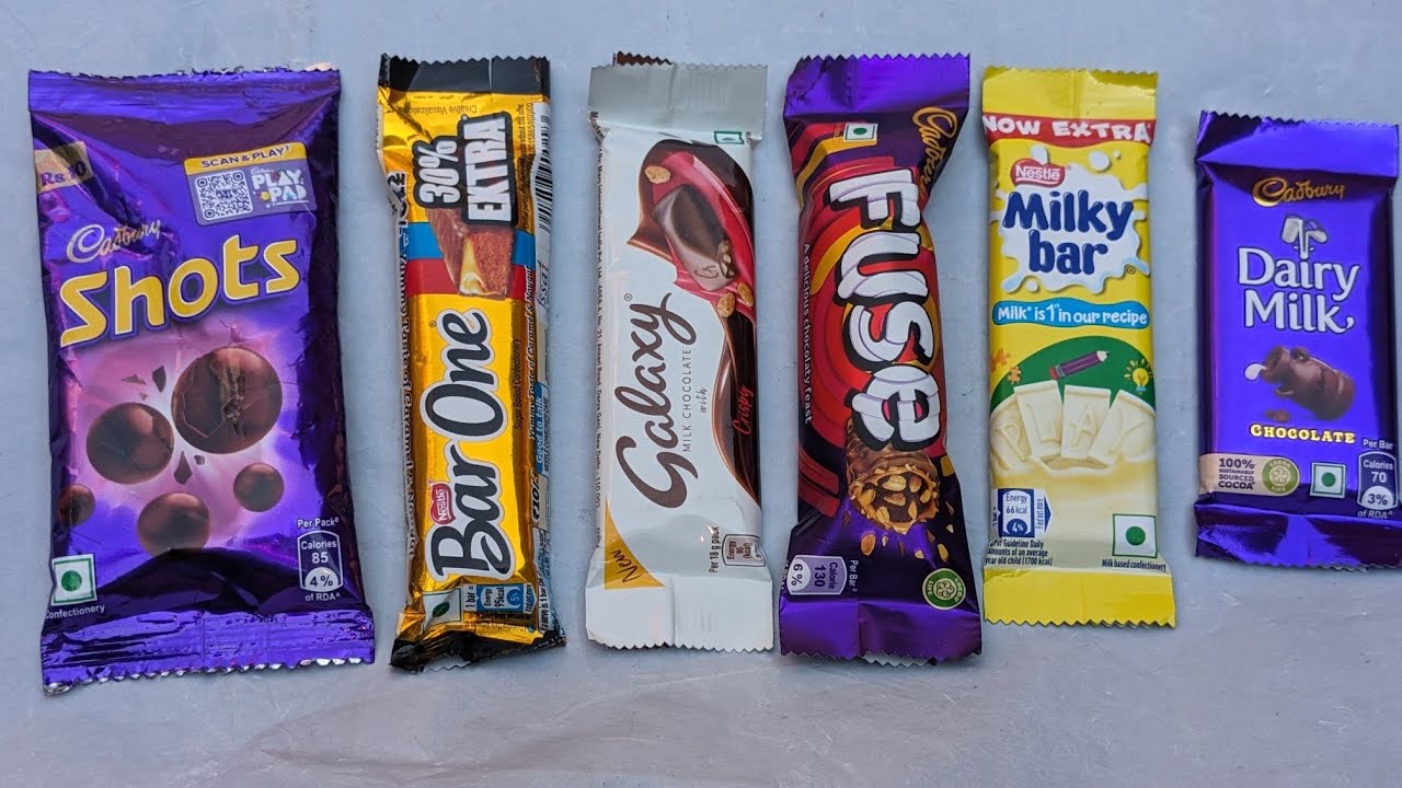 Cadbury Shots Bar One Chocolate Galaxy chocolate Cadbury Fuse MilkyBar ...