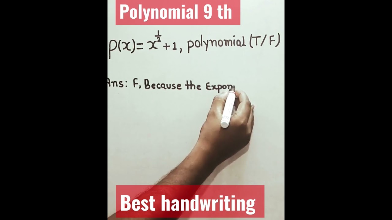 best handwriting 🥰🥰 || polynomial,#shorts, - YouTube