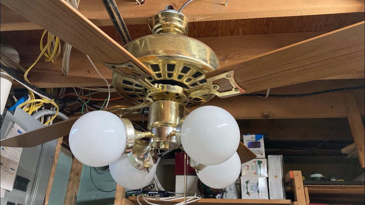 NuTone Sea Island ceiling fan - YouTube