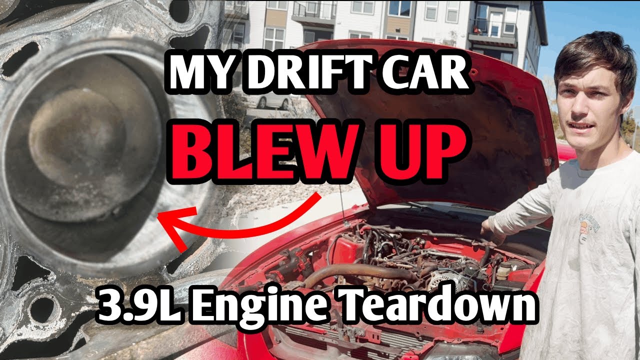 MY DRIFT CAR BLEW UP! WHAT WENT WRONG?? | 3.9L V6 Engine Teardown ...