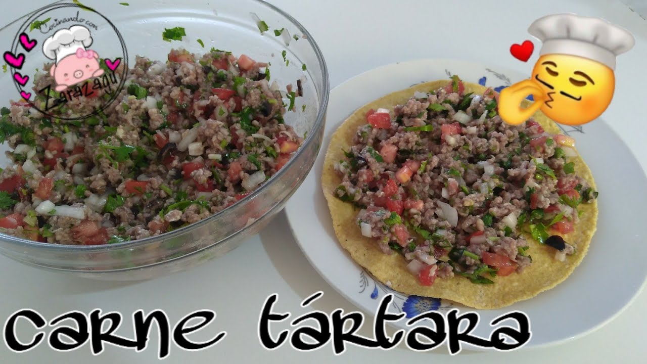 Carne tártara/ Carne apache 🤤🤤 - YouTube