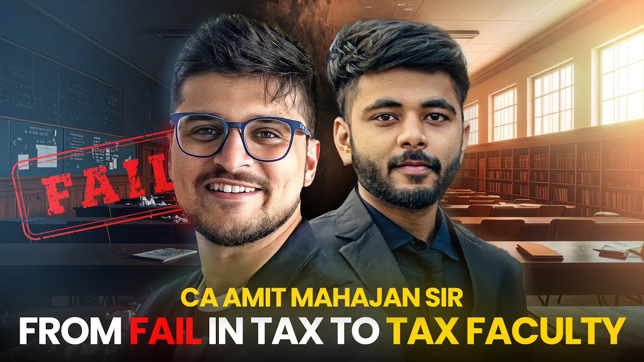 ₹15L Salary to Zero 😱– Now Teaching Thousands! - Story of CA CS Amit Mahajan Sir - YouTube