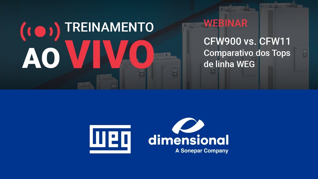 Treinamento AO VIVO - Comparativo dos Tops de Linha WEG - CFW900 vs ...